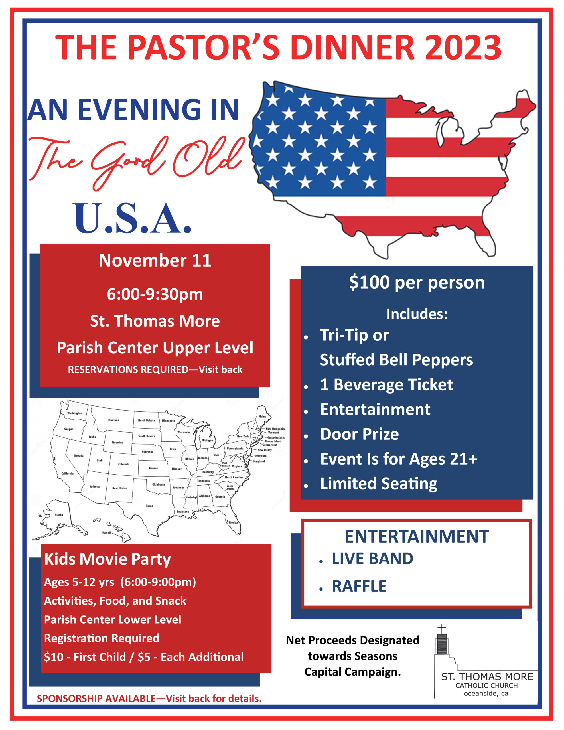 Pastor’s Dinner November 11: An Evening in the Good Old USA – St ...