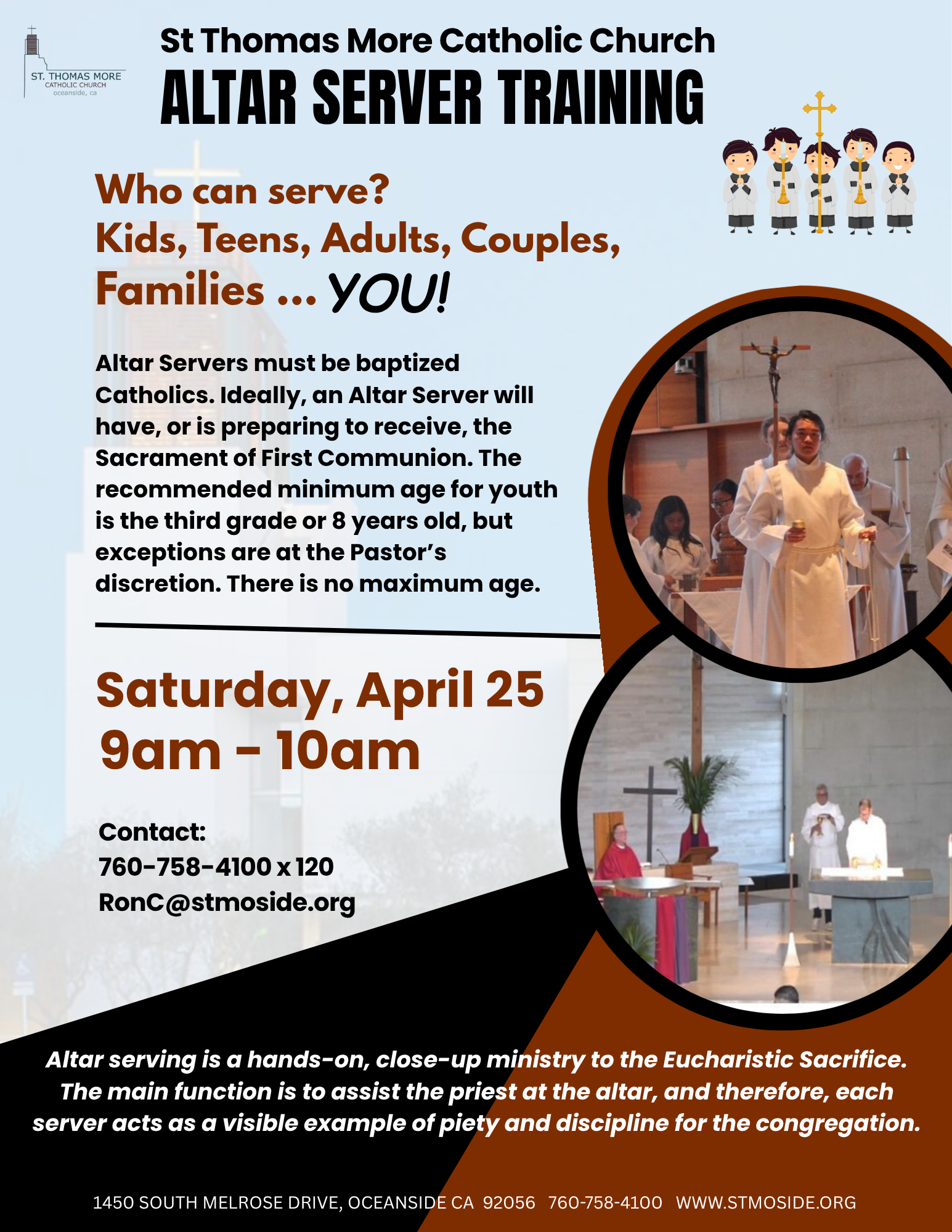 Roles of an Altar Server – St. Thomas More Catholic Church